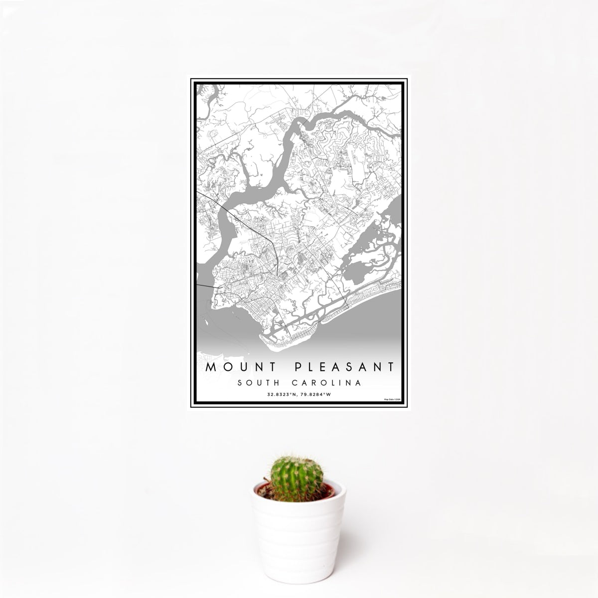 Mount Pleasant - South Carolina Map Print in Classic — JACE Maps