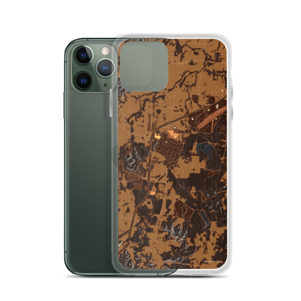 Mount Pleasant - Tennessee Map Phone Case in Ember — JACE Maps
