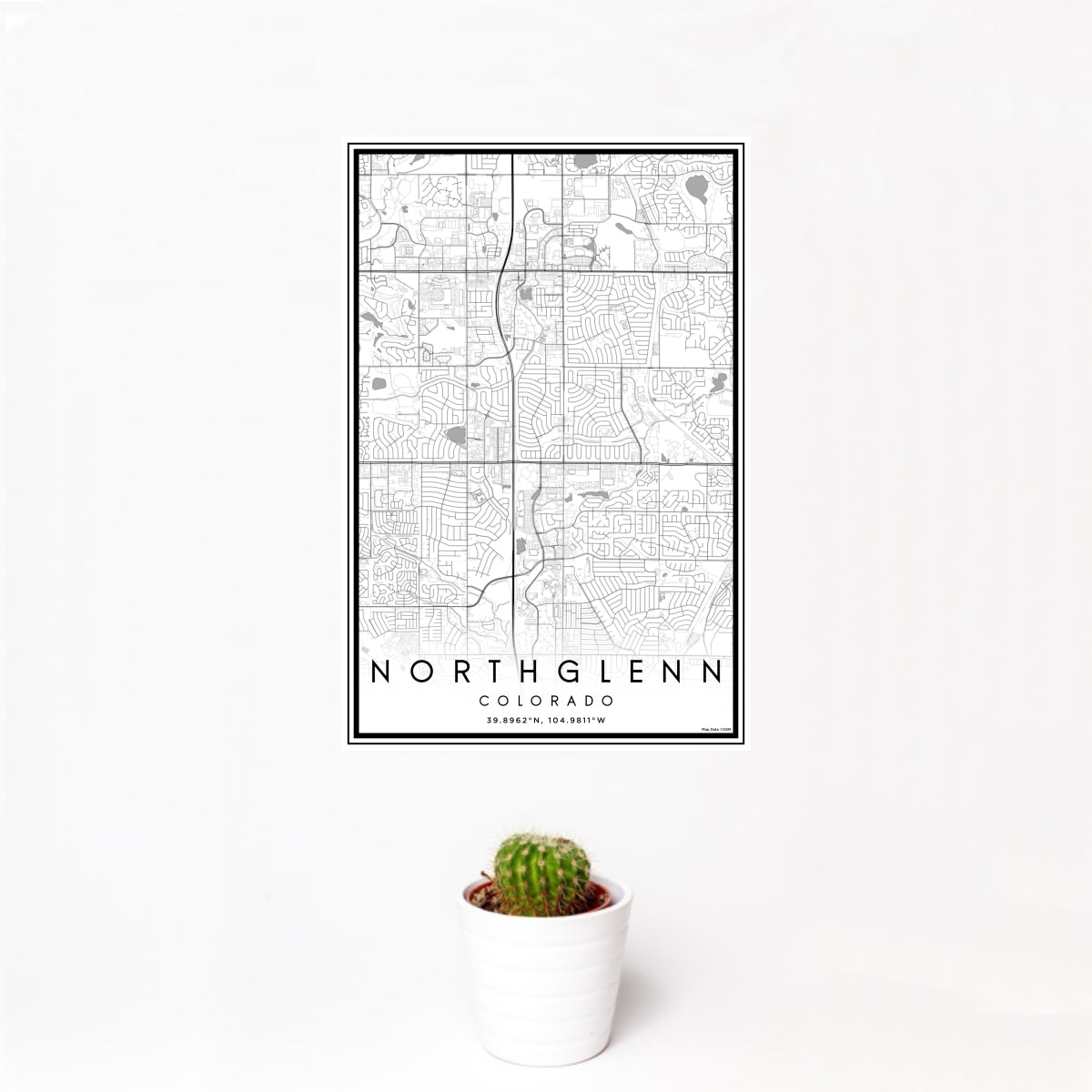 Northglenn - Colorado Map Print in Classic — JACE Maps