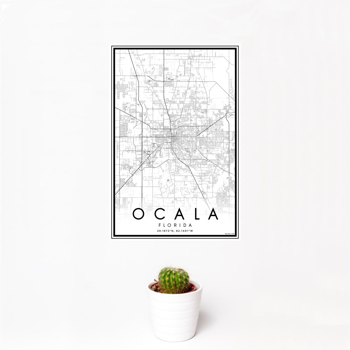 Ocala - Florida Map Print in Classic — JACE Maps