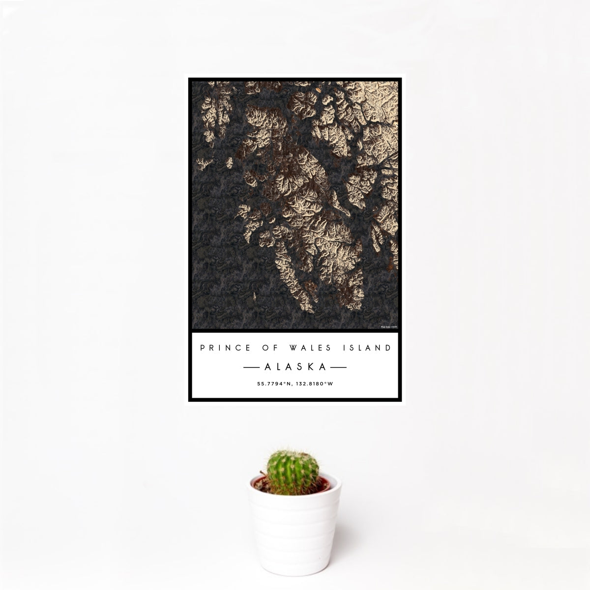 Prince of Wales Island - Alaska Map Print in Ember — JACE Maps