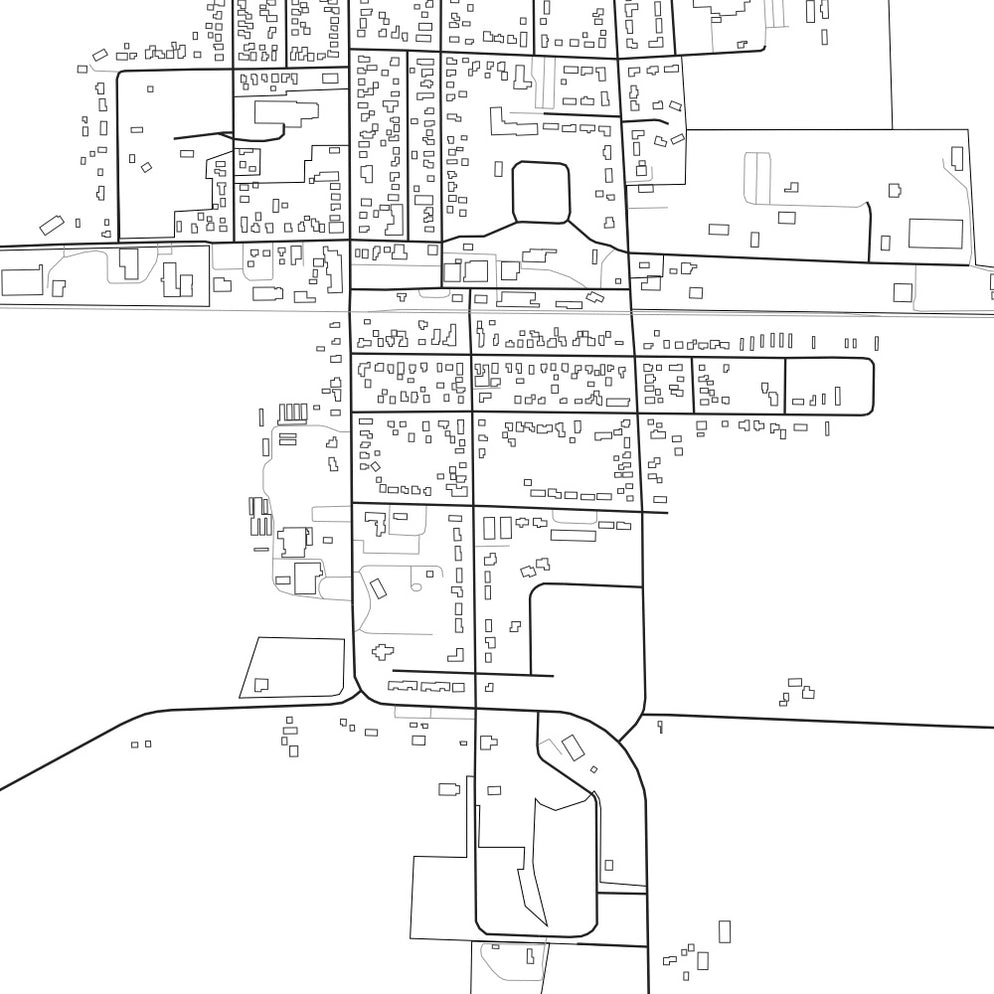 Randolph - Wisconsin Map Print in Classic — JACE Maps