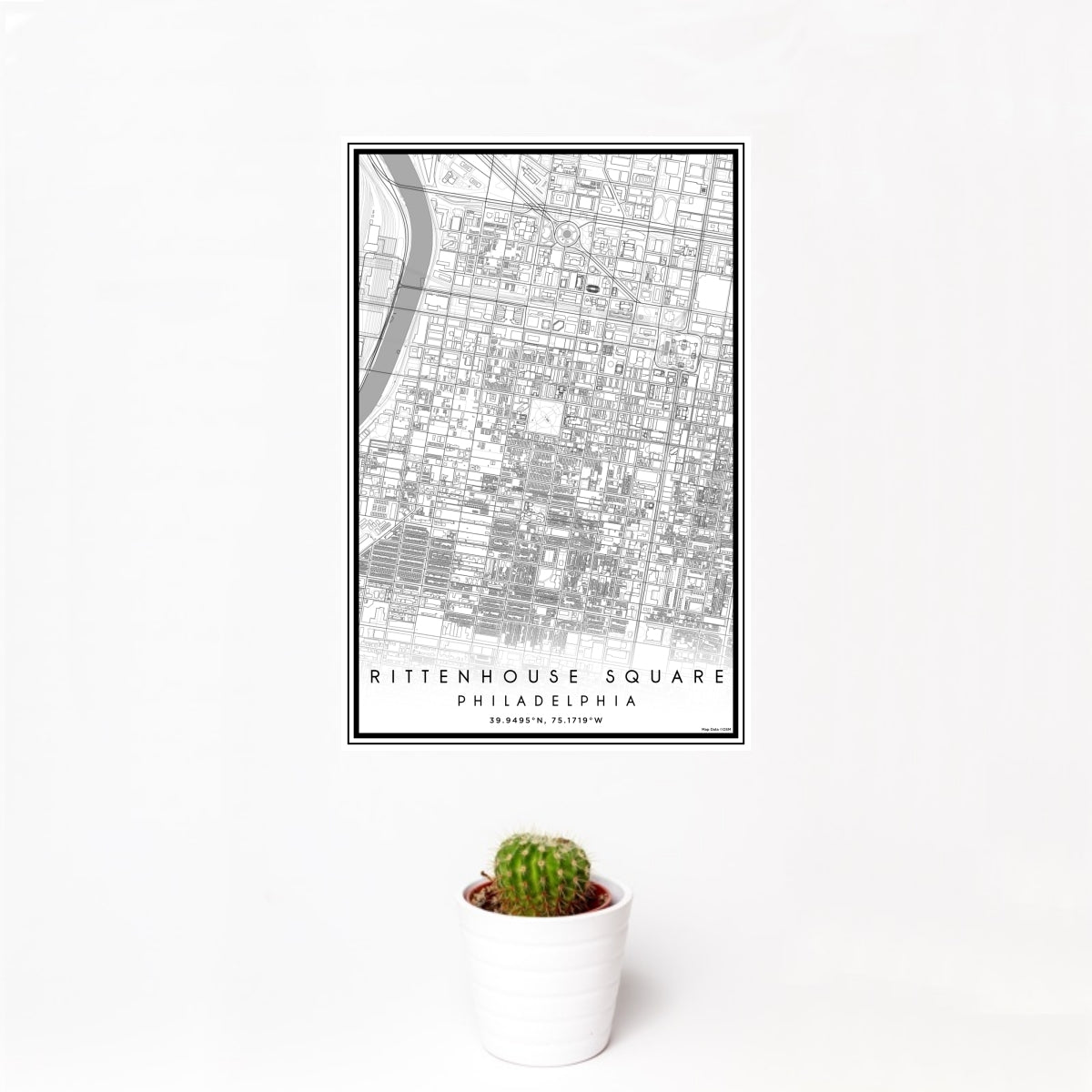 Rittenhouse Square - Philadelphia Map Print in Classic — JACE Maps