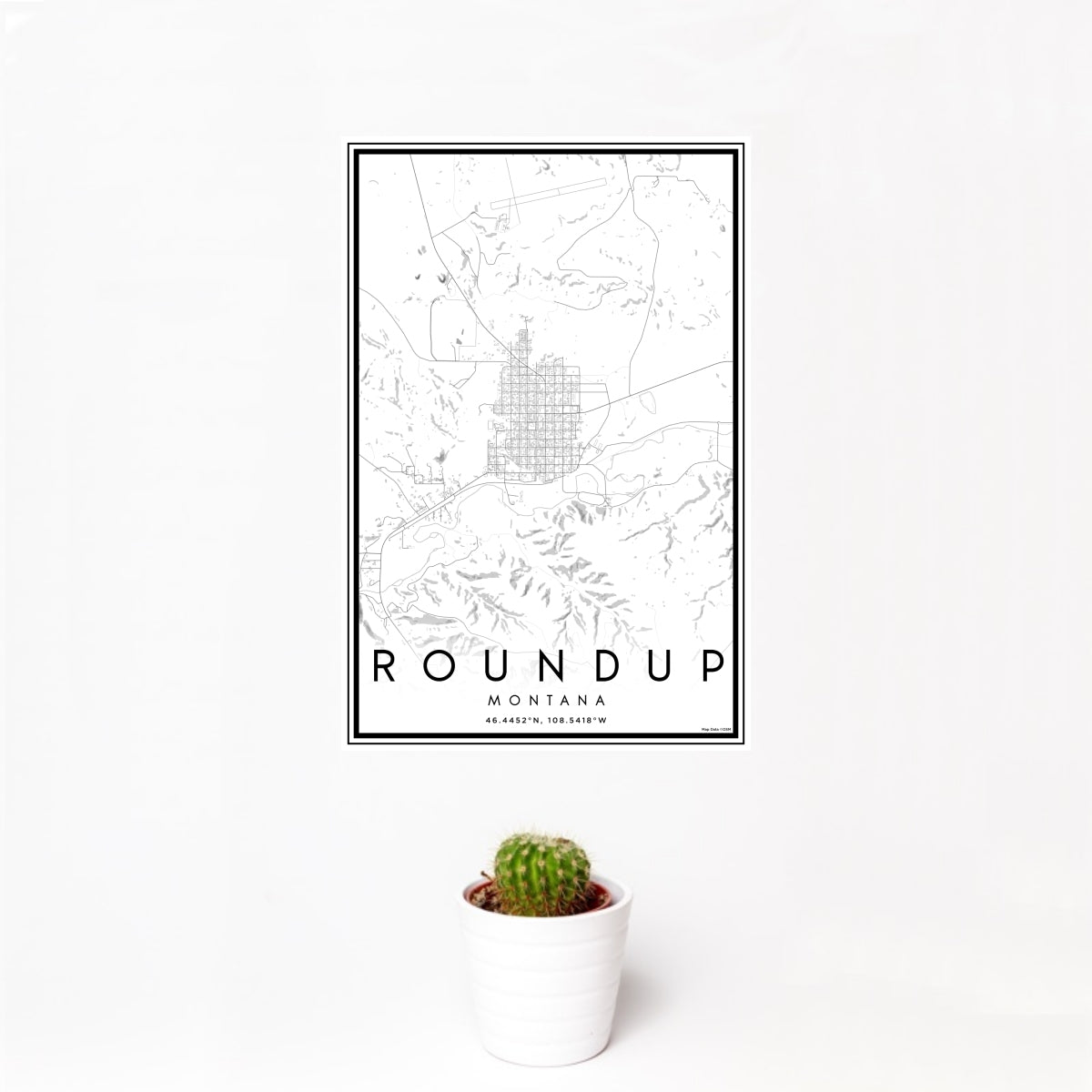 Roundup - Montana Map Print in Classic — JACE Maps