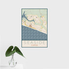 Seaside - Florida Map Print in Woodblock — JACE Maps