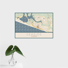 Seaside - Florida Map Print in Woodblock — JACE Maps