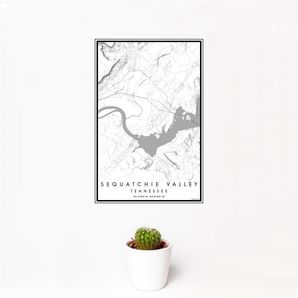 Sequatchie Valley - Tennessee Map Print in Classic — JACE Maps