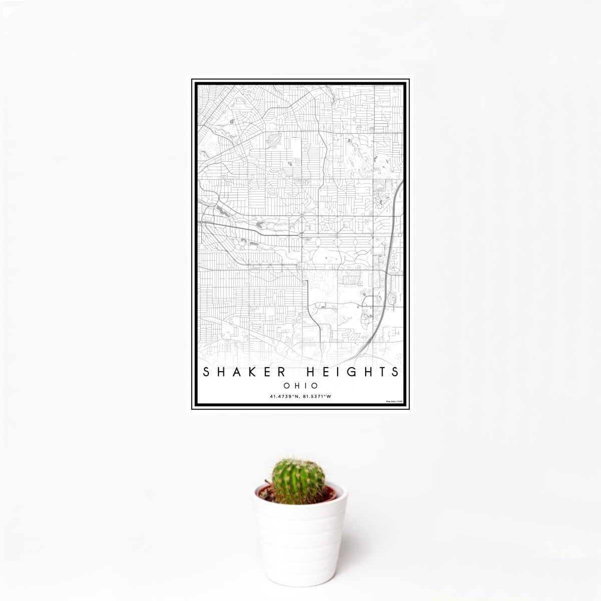 Shaker Heights - Ohio Map Print in Classic — JACE Maps