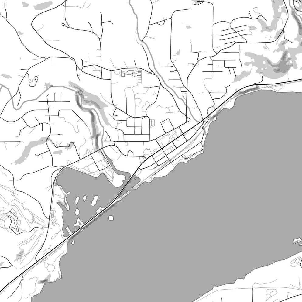 Stevenson - Washington Map Print in Classic — JACE Maps