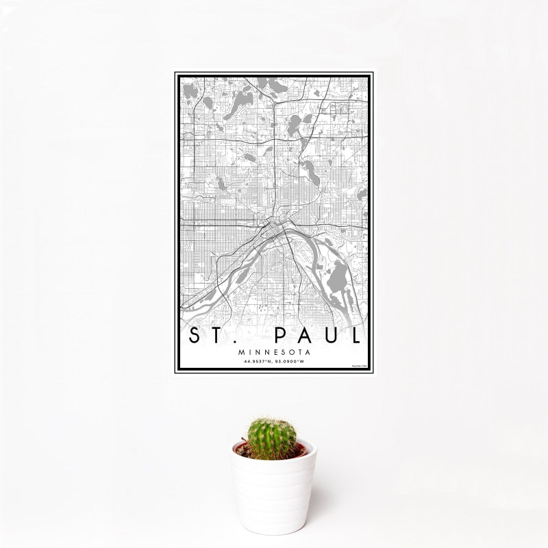 St. Paul - Minnesota Map Print in Classic — JACE Maps