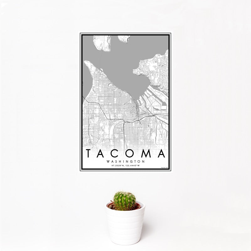 Tacoma - Washington Map Print in Classic — JACE Maps