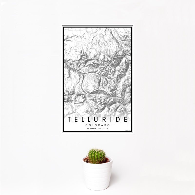 Telluride - Colorado Map Print in Classic — JACE Maps