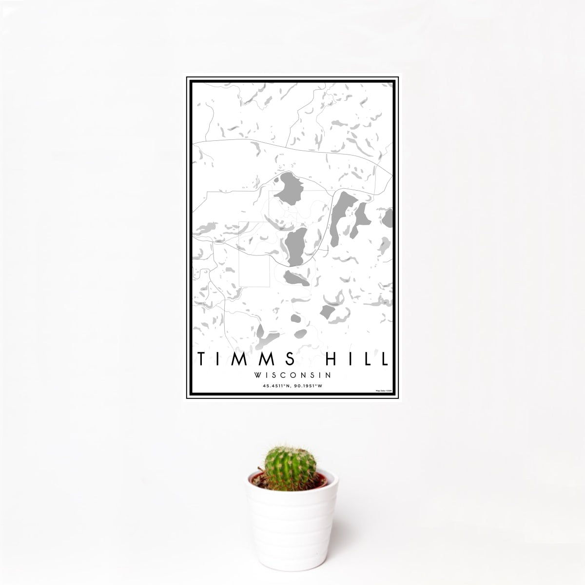 Timms Hill - Wisconsin Map Print in Classic — JACE Maps