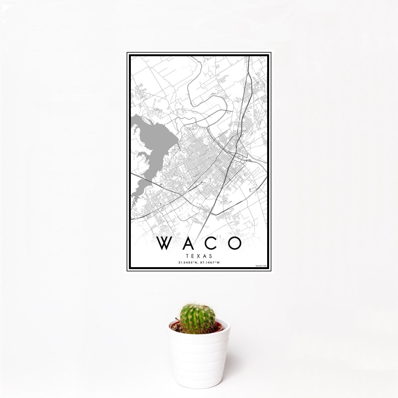 Waco - Texas Map Print in Classic — JACE Maps