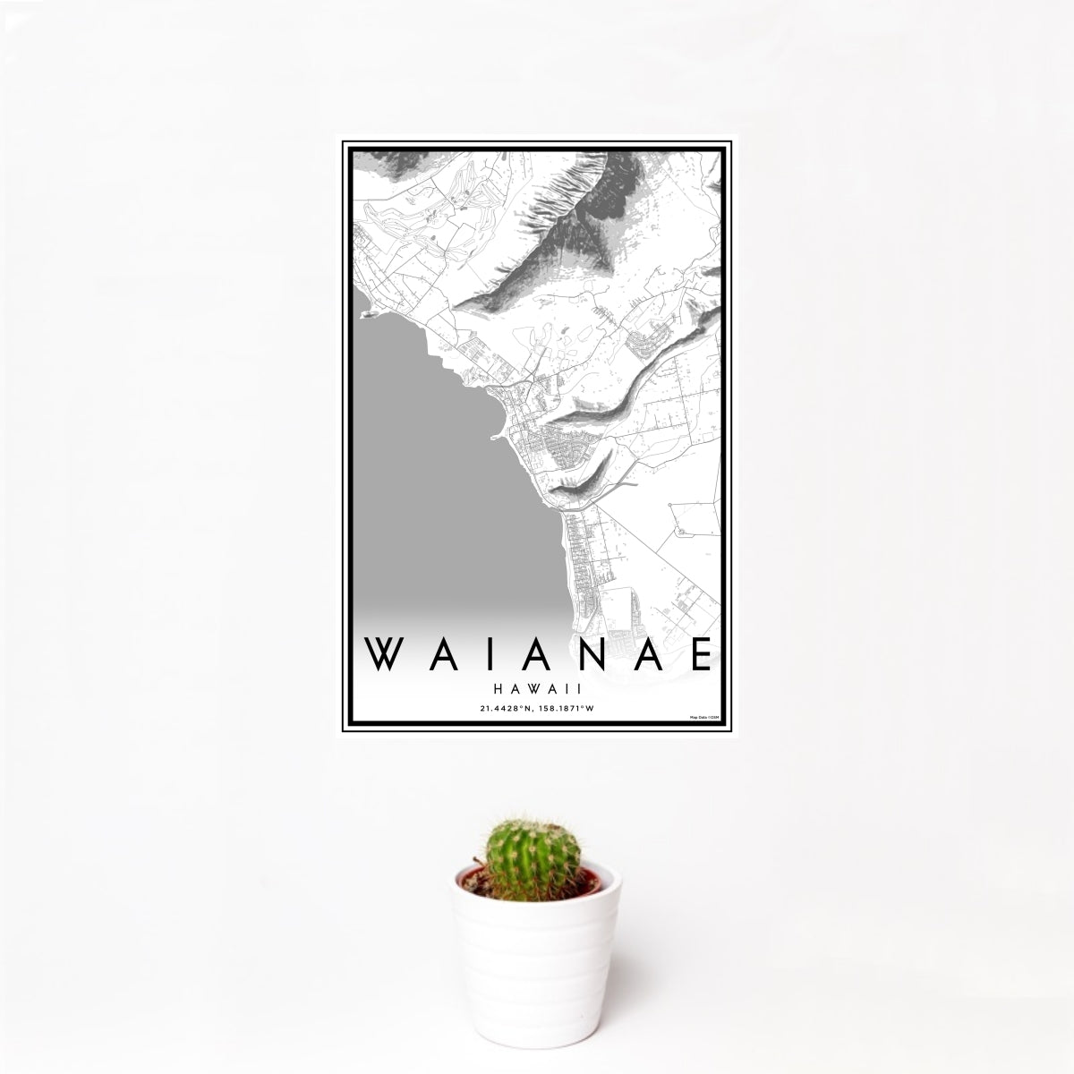 Waianae - Hawaii Map Print in Classic — JACE Maps