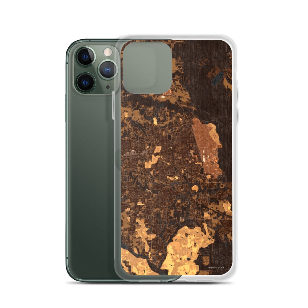 Warner Robins - Georgia Map Phone Case in Ember — JACE Maps