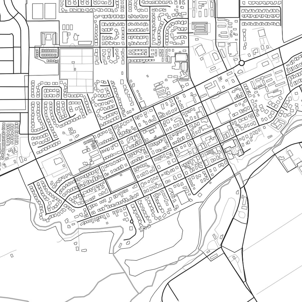 Winters - California Map Print in Classic — JACE Maps