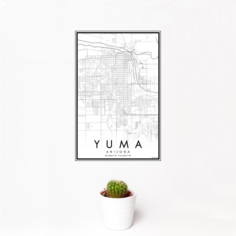 Yuma - Arizona Map Print in Classic — JACE Maps